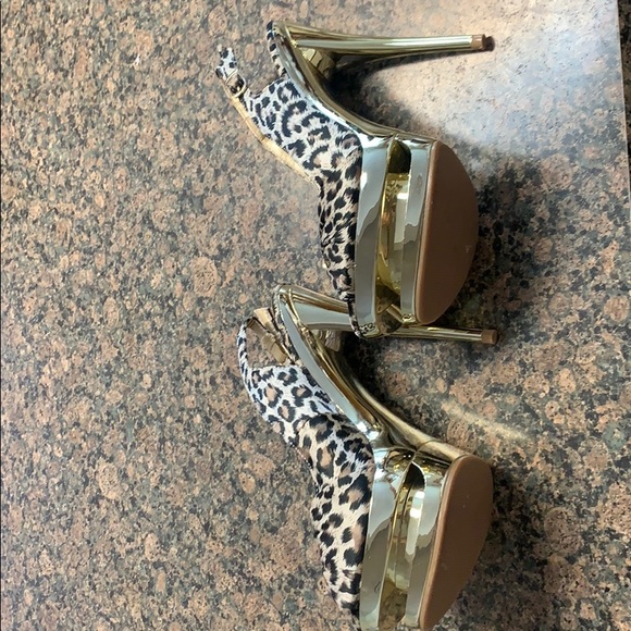 Shoes | 43 Cheetah Print Heels | Poshmark